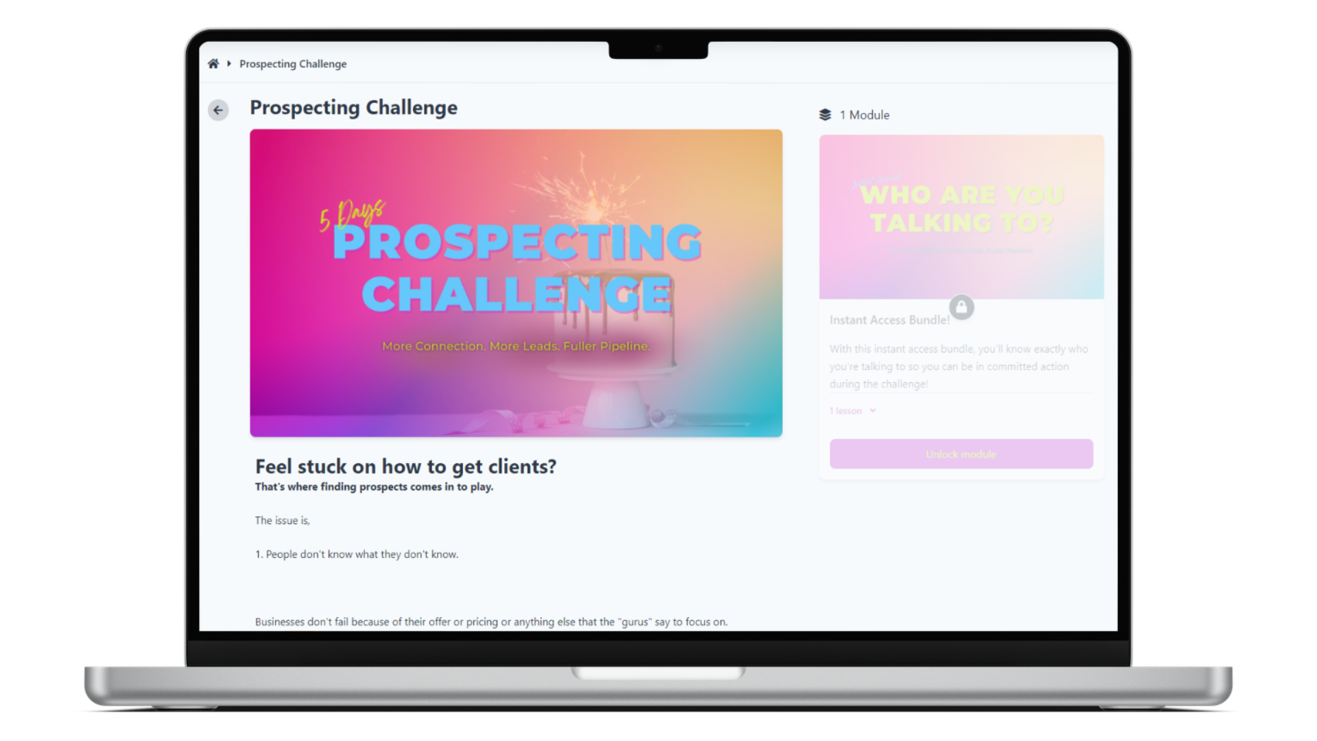 Prospecting Challenge - Online Business Manager | Magical Project Solutions